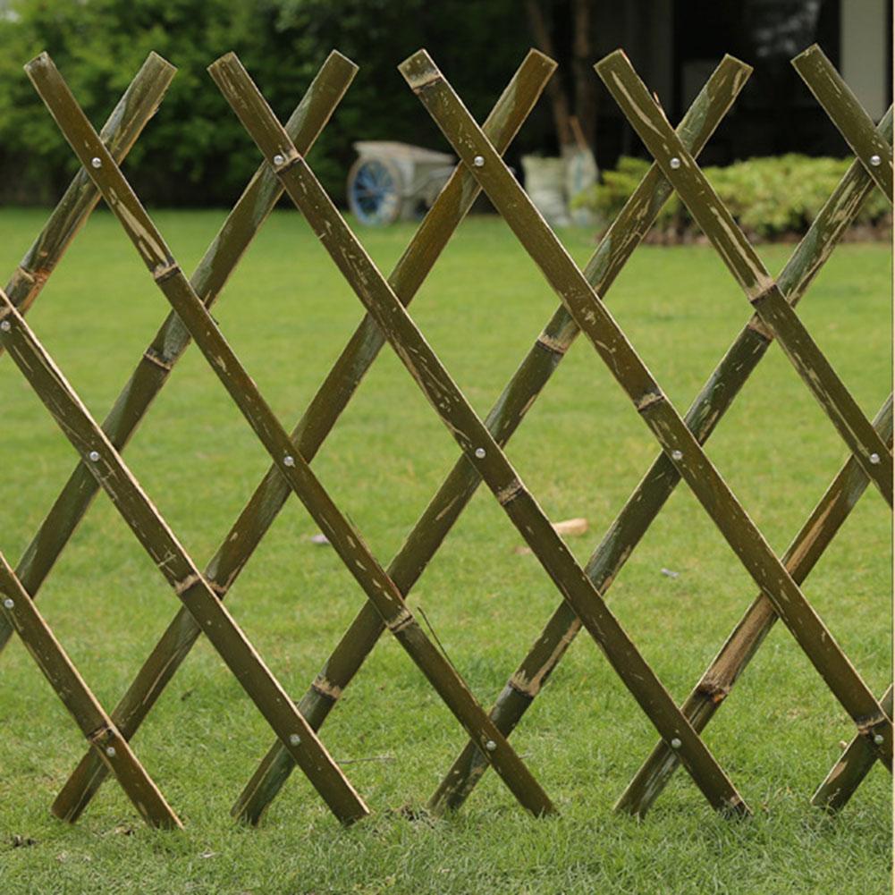 40 x 180cm Expanding Fence Barrier Bamboo Picket G... – Grandado