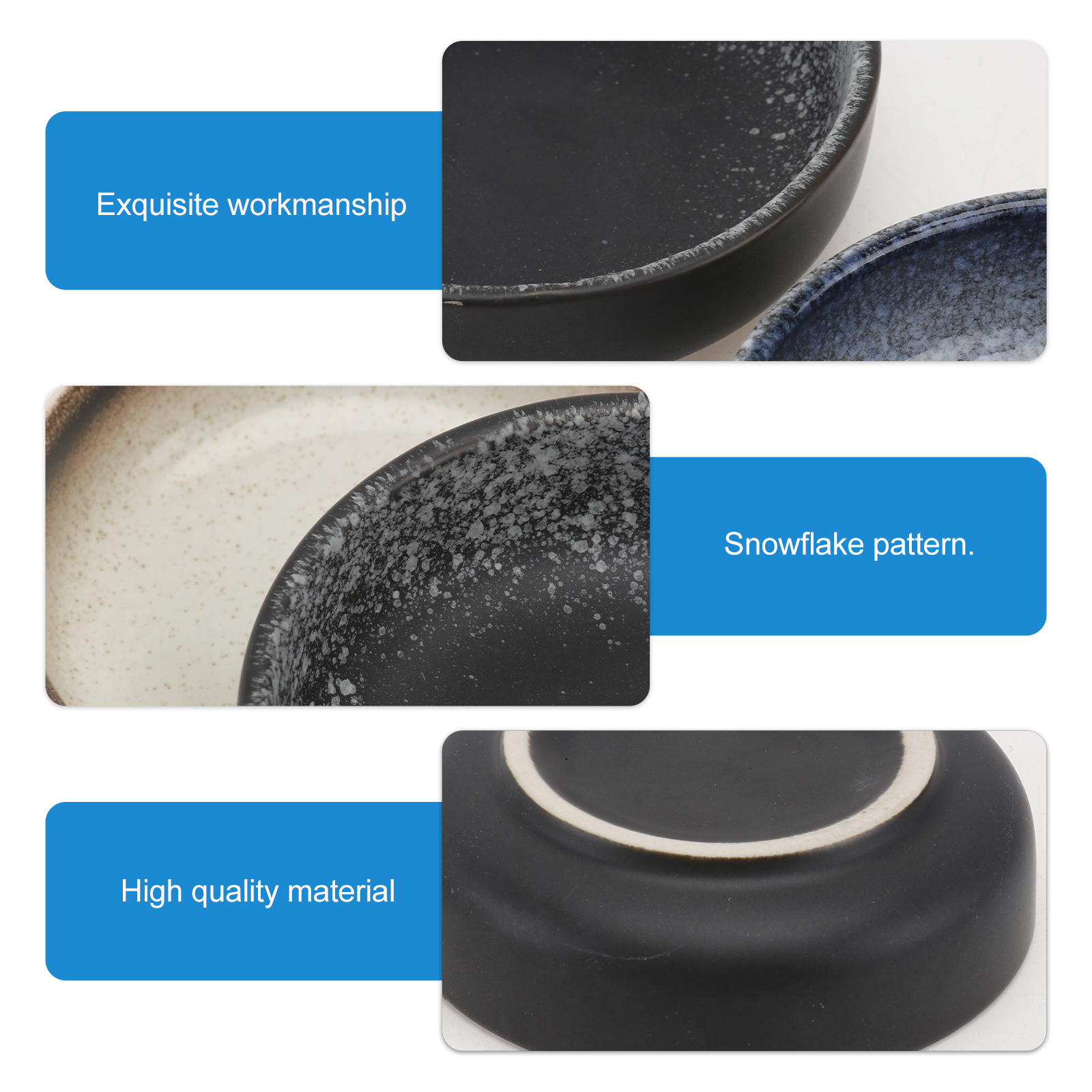 4pcs Ceramic Seasoning Dishes Multifunctional Smal... – Vicedeal