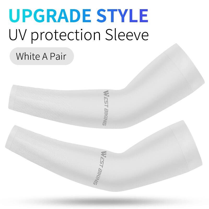 Anti-UV Cycling Arm Sleeves Breathable Ice Silk Bi... – Grandado