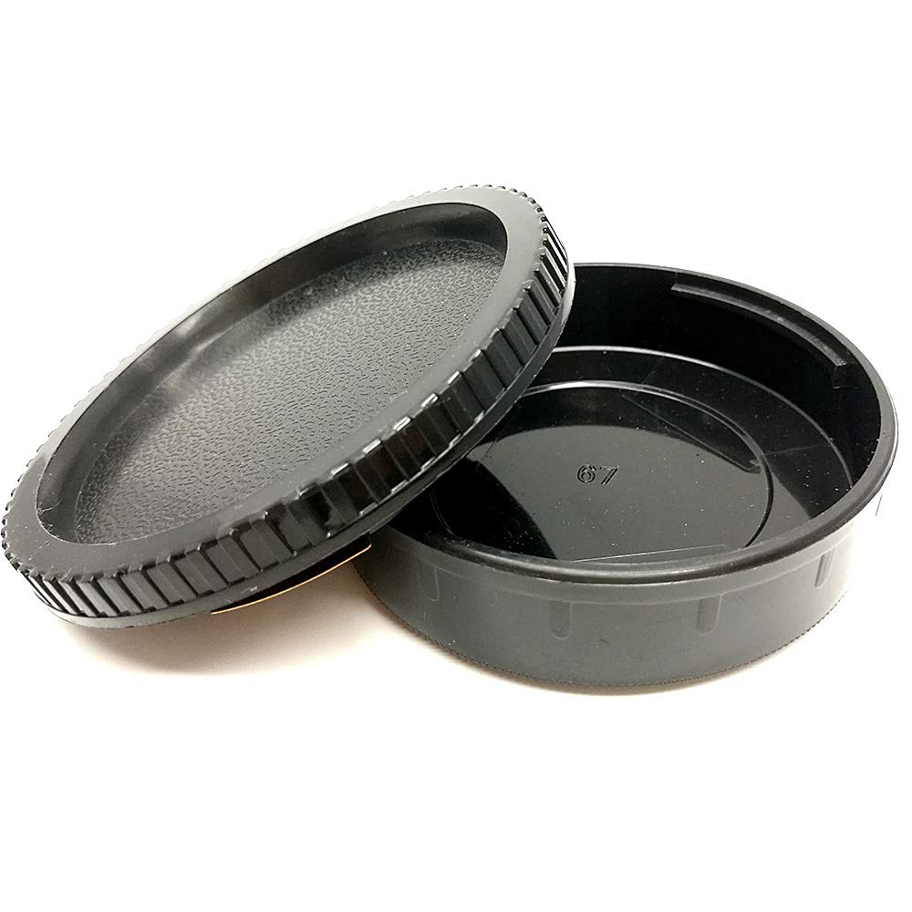 Rear Lens Cap + Front Body Cover Dust Protector Re... – Grandado