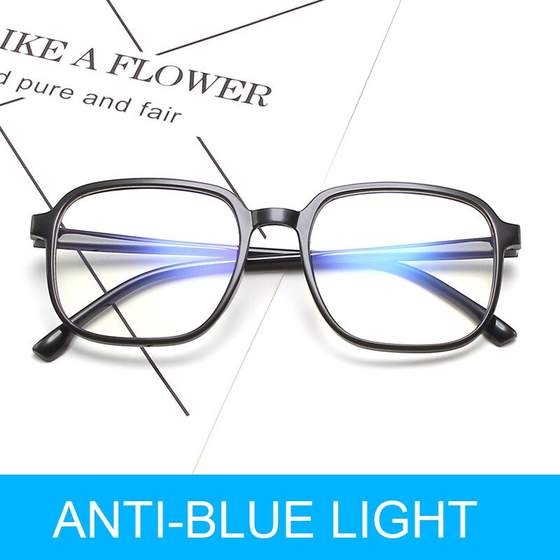 Square Men Glasses Frame Transparent Eyeglasses Fr... – Grandado Square Men Glasses Frame Transparent Eyeglasses Fr... – Grandado