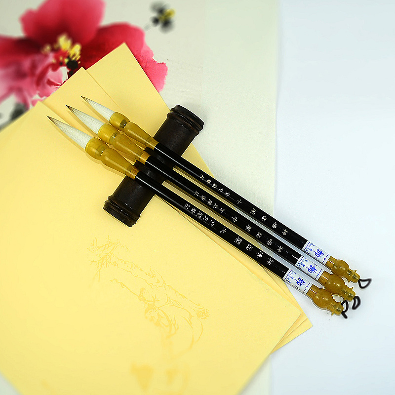3pcs Calligraphy Woolen Weasel Hair Writing Brushe... – Vicedeal