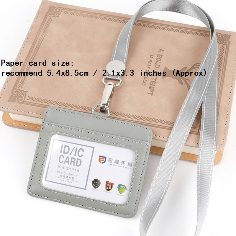 Badge Holder with Zipper ID Card Holder Wallet wit... – Grandado