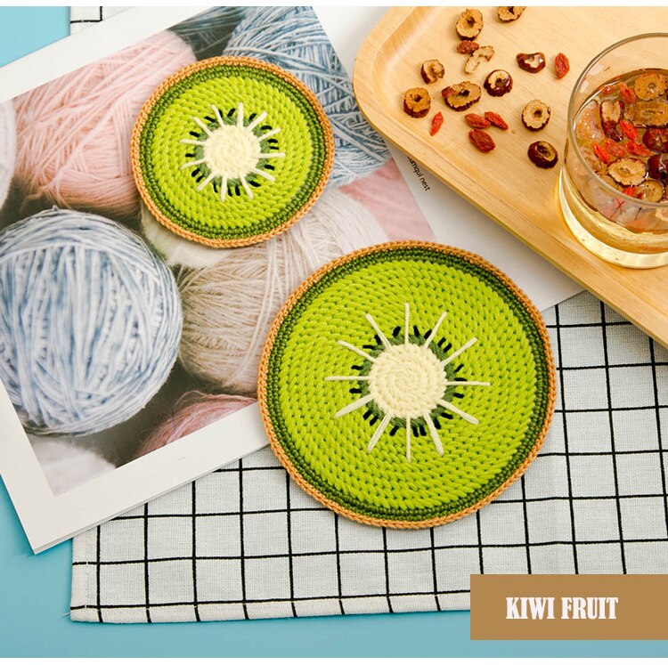Diy Handgemaakte Cup Mat Fruit Vorm Haak Servies W... – Grandado