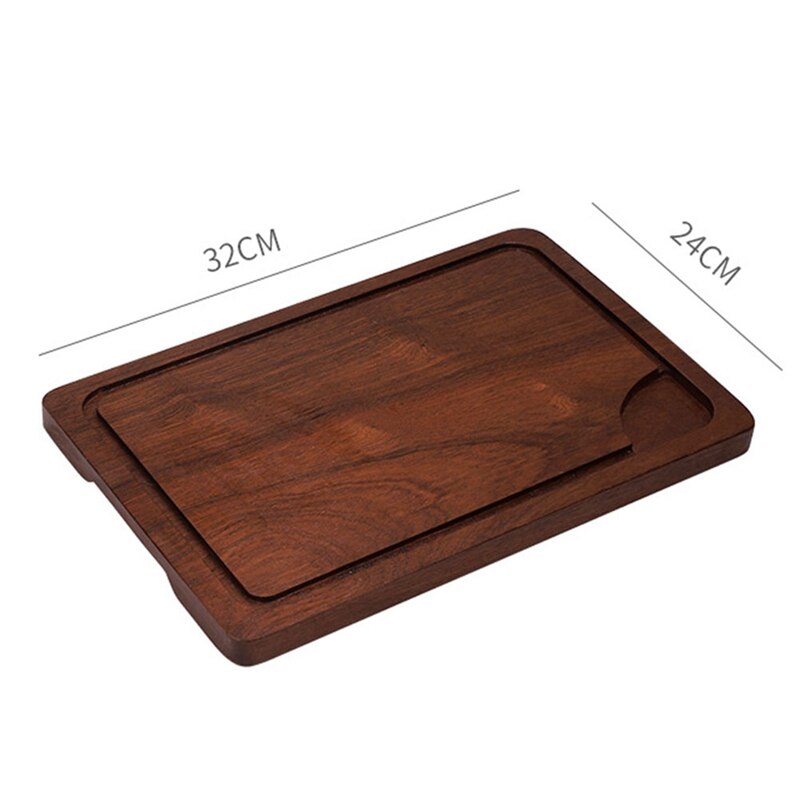 Steak Dienblad Massief Hout Steak Plaat Westerse V... – Vicedeal