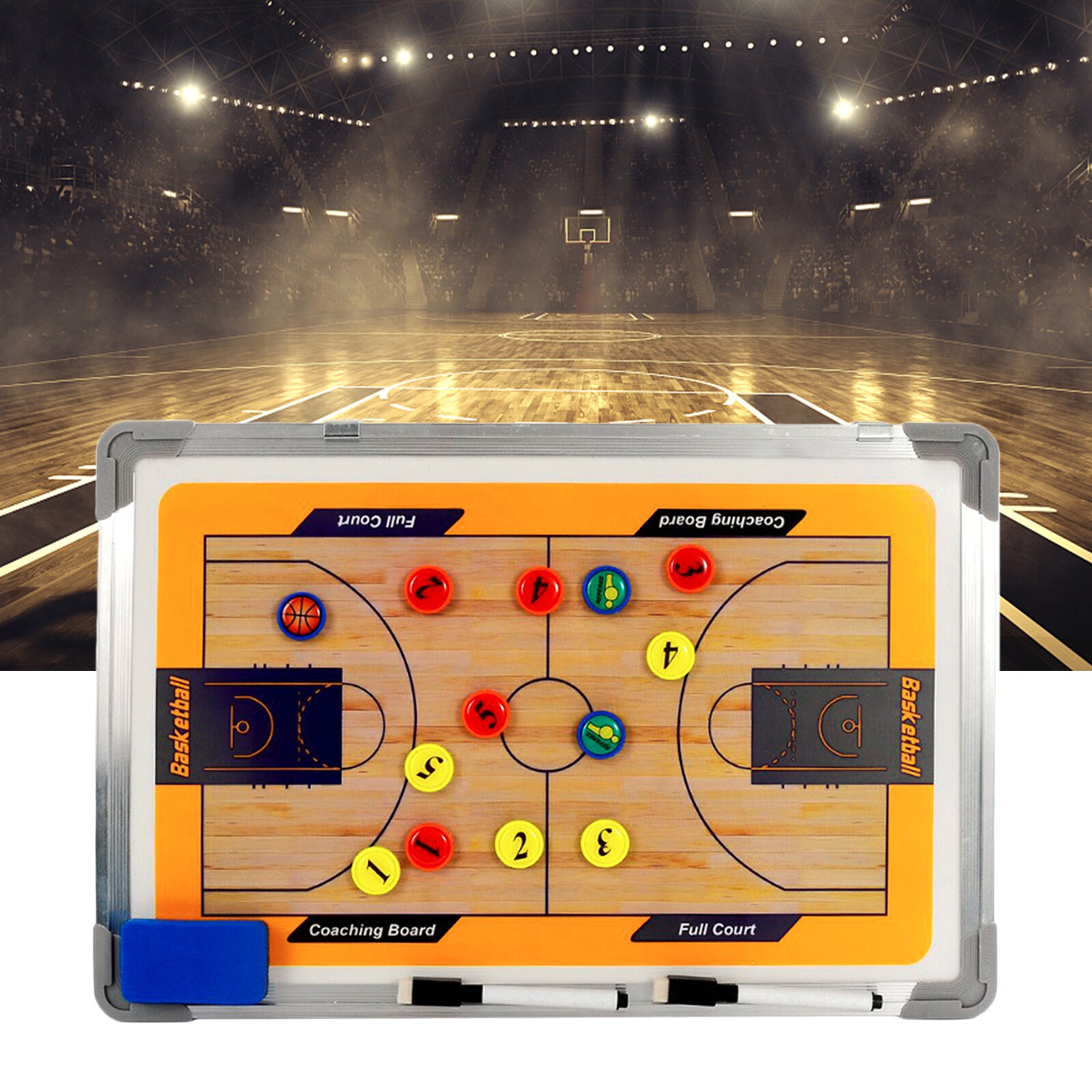 Double Sided Basketball Coaching Board Coaches Cli... – Grandado