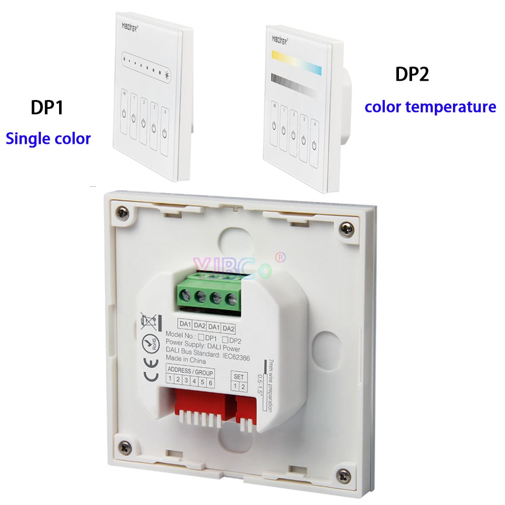 MiBOXER DALI 86 touch panel single color/CCT/RGB+C... – Grandado