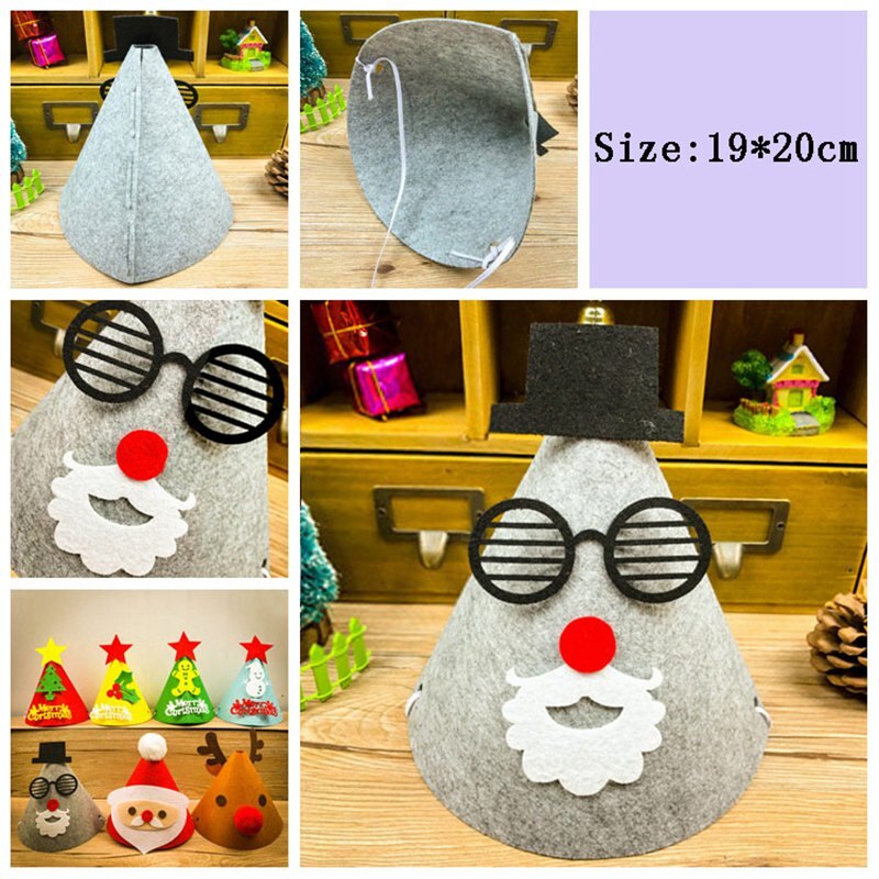 Children Christmas Hat Felt DIY Kit Ornament Needl... – Vicedeal