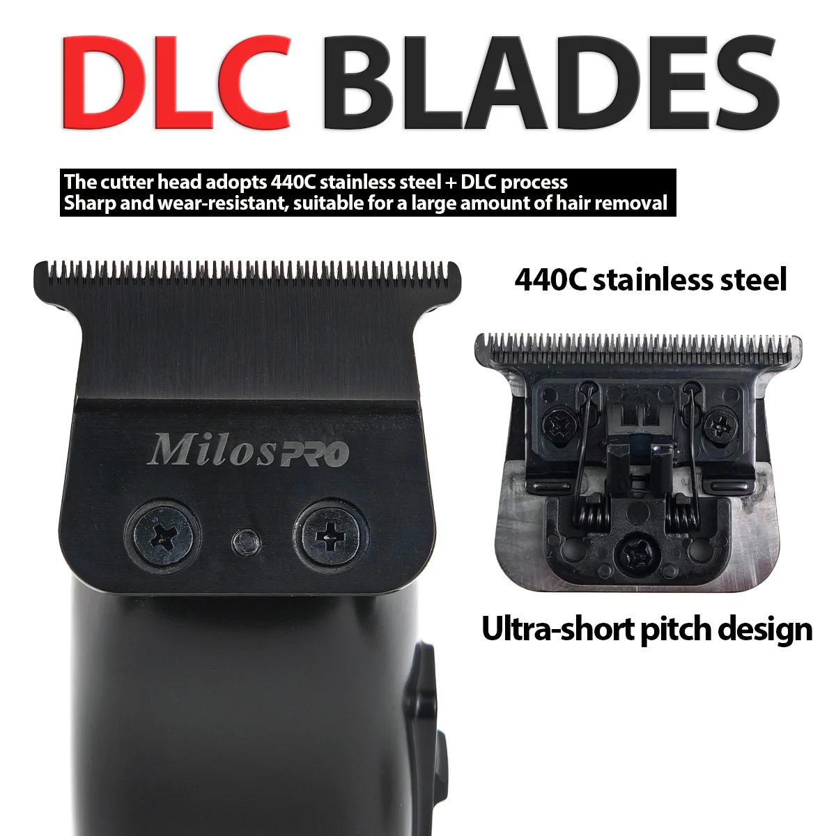 Milos pro Brushless Motor 6800RPM DLC Blades Hair ... – Grandado