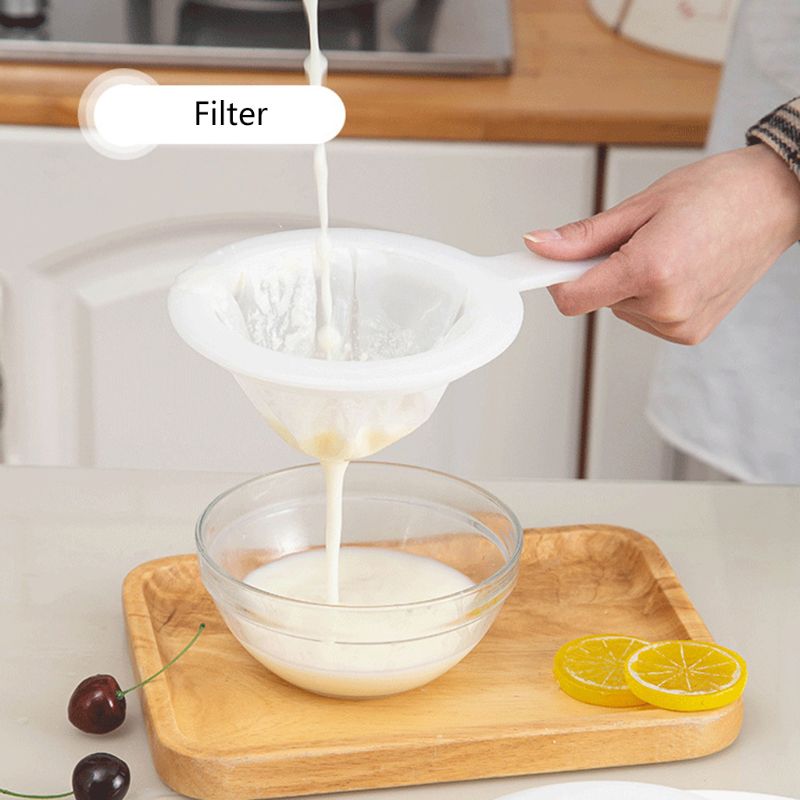 Herbruikbare Nylon Super Fijne Vergiet Zeef Zeef M... – Grandado