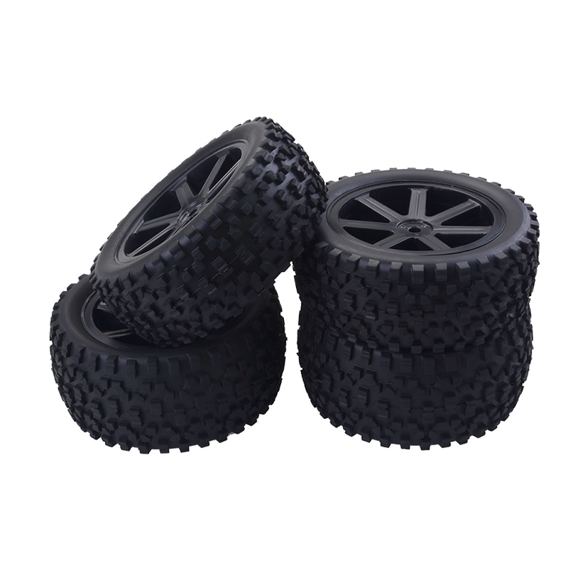 Front Rear Tires Wheels Set 12mm Hex Hubs Foam Ins... – Grandado