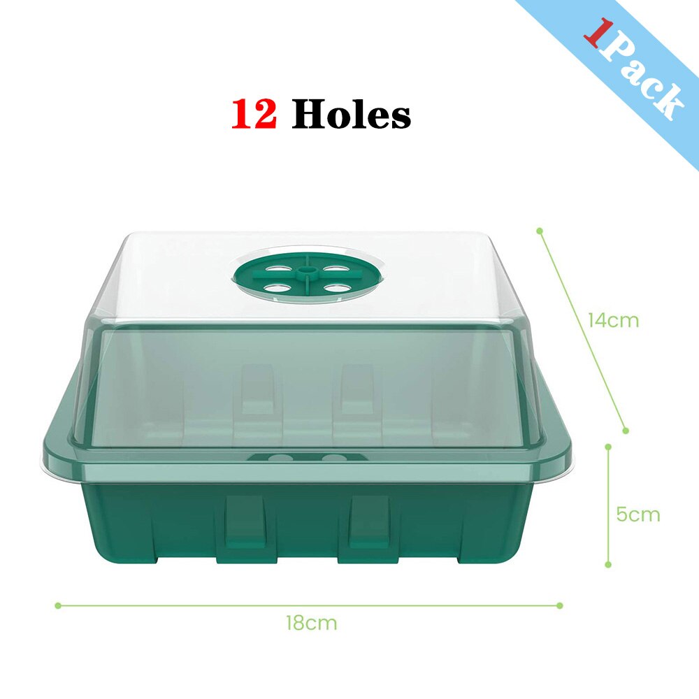 6/12 Cells Seed Tray Grow Box Nursery Pot Seedling... – Vicedeal