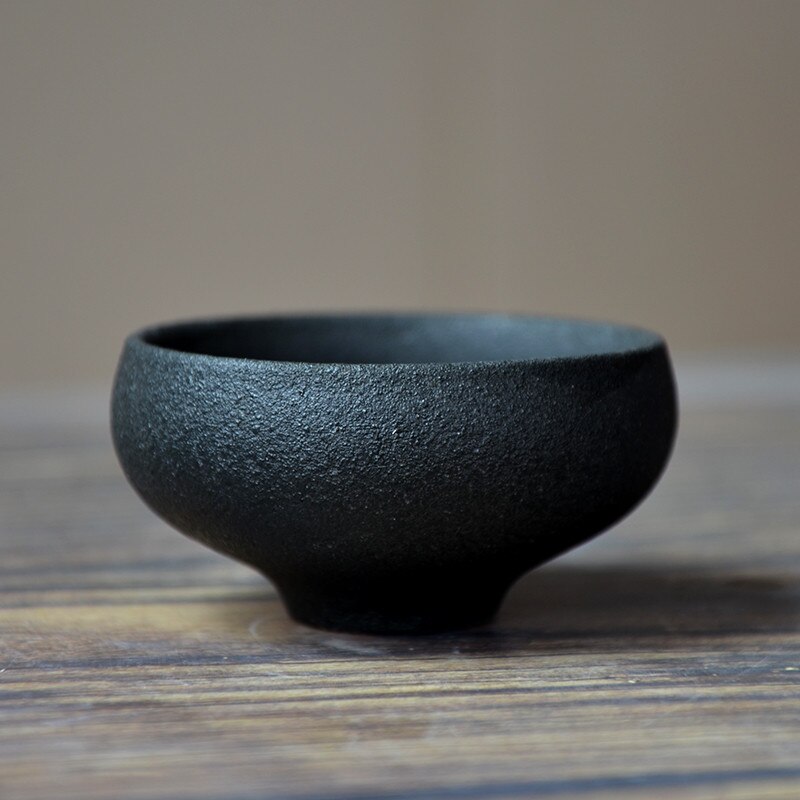 Groft keramik teskål med underkop keramisk tekop t... – Vicedeal