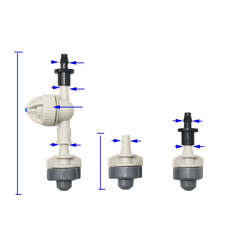 10 Stuks 6Mm Kas Anti Drip Misting Nozzle Met 4/7 ... – Vicedeal