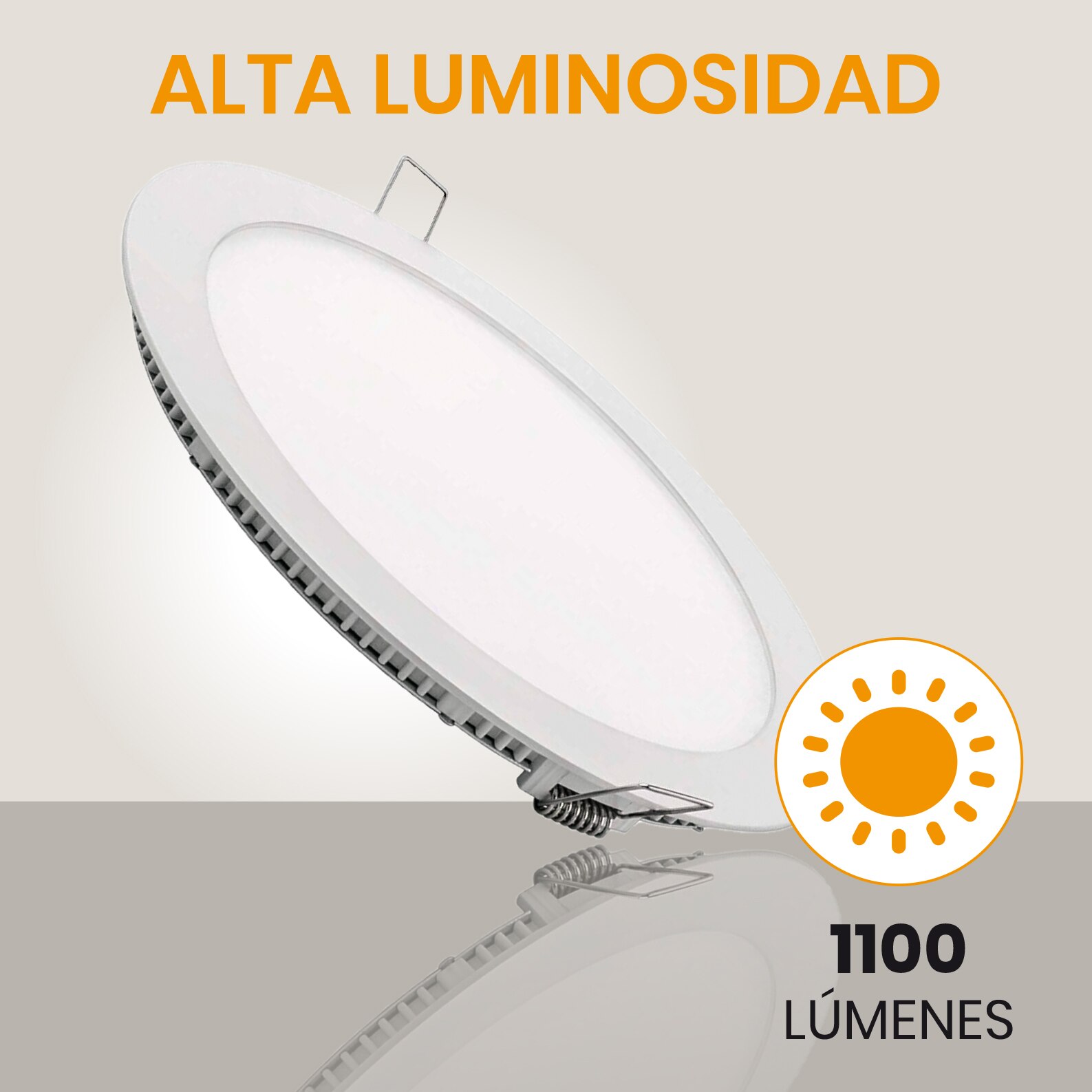LED ATOMANT®12w 1100lm 155mm painel led downlight ... – Grandado