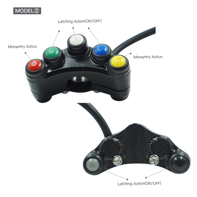 Aluminum 7/8" 22mm Motorcycle Switches Handle... – Grandado