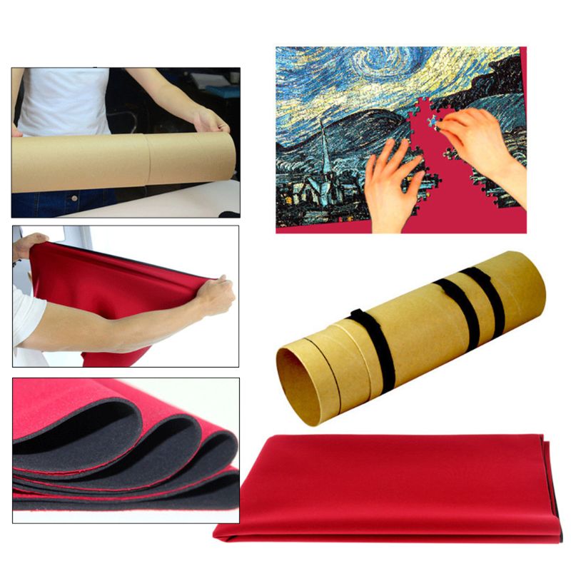 Puzzle Mat Roll Up for Jigsaw Puzzles Upto 2000Pcs... – Grandado