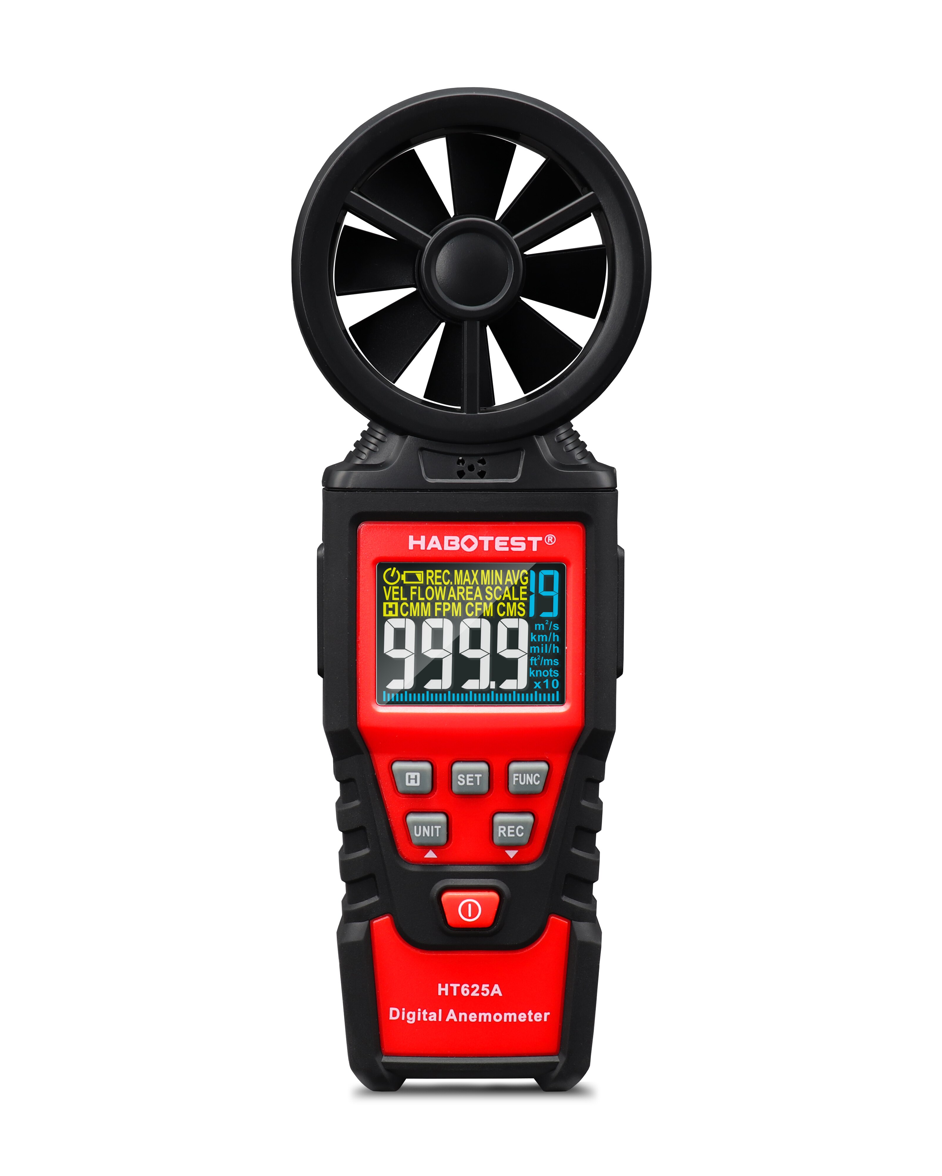 Portable HT625 digital anemometer handheld anemome... – Grandado