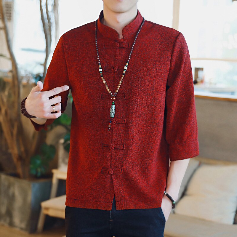 cotton traditional chinese tang suit top clothes m... – Grandado