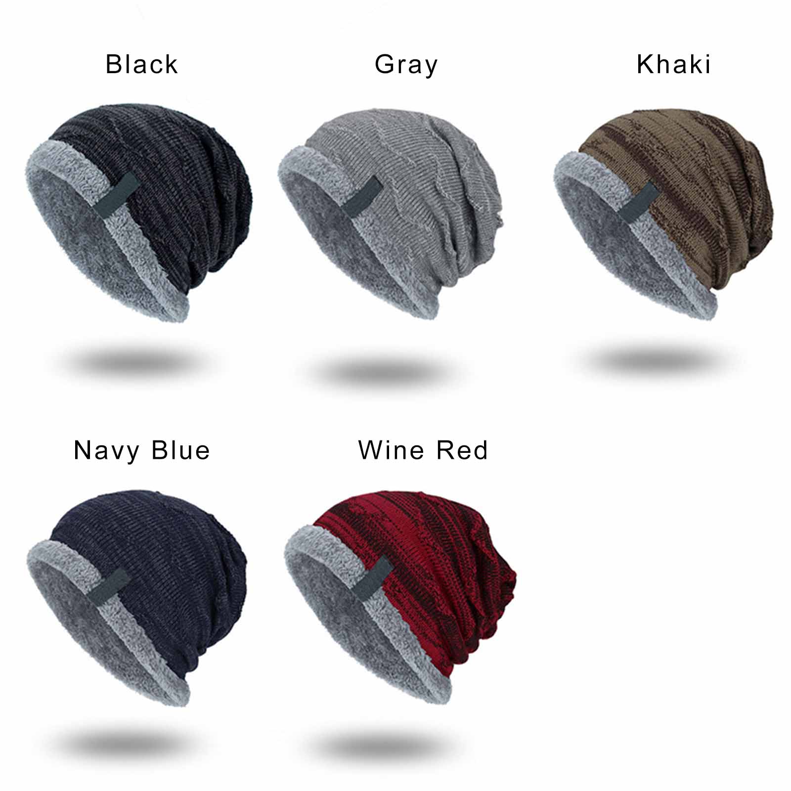 Winter Mutsen Slouchy Chunkys Warme Muts Voor Mann... – Grandado