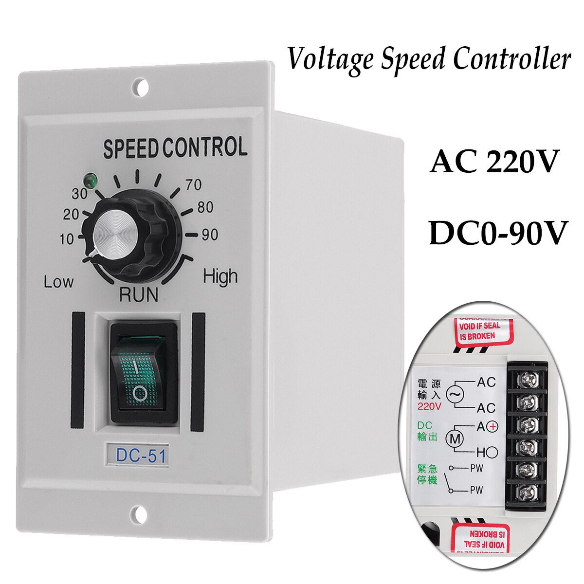 AC 220V Electronic Tool Motor Speed Controller Rot... – Vicedeal