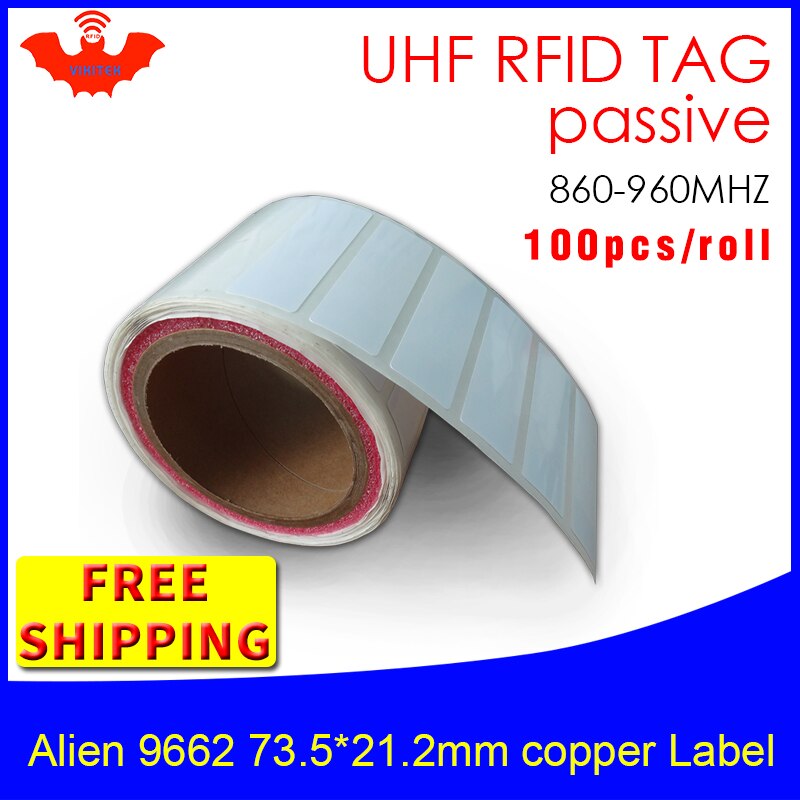 UHF RFID tag EPC 6C sticker Alien 9662 printable c... – Vicedeal