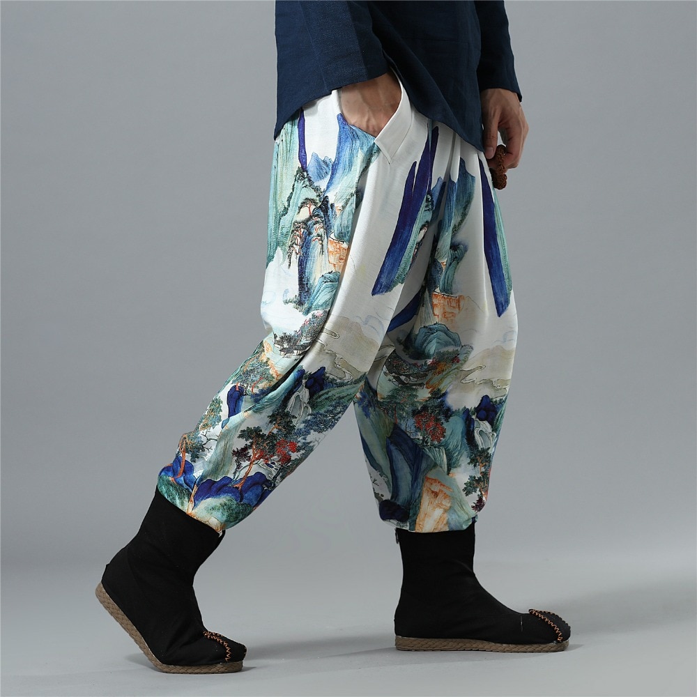 Spring Autumn Nepal Style Cross Pants Traditional ... – Vicedeal