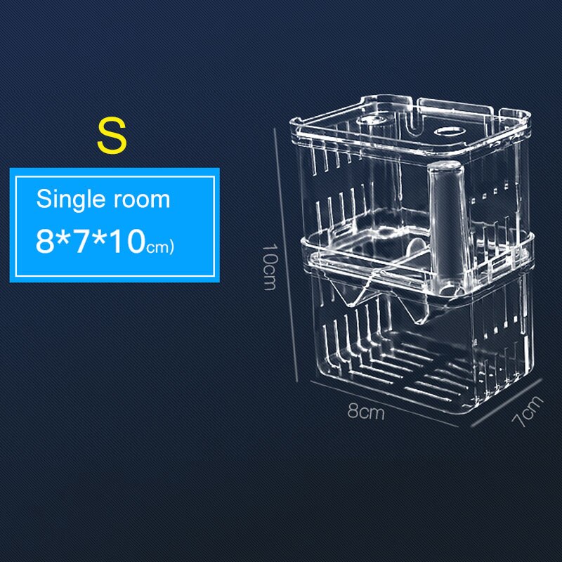 Acrylic Aquarium Breeder Box Breeding Incubator Sm... – Grandado