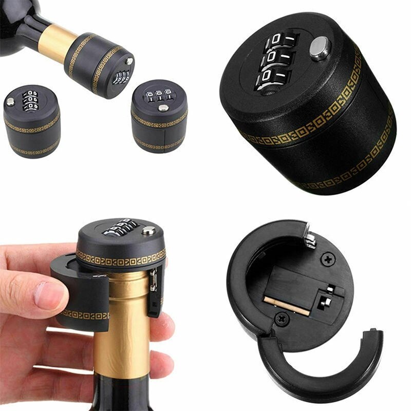 Plastic Bottle Password Lock Combination Lock Wine... – Vicedeal