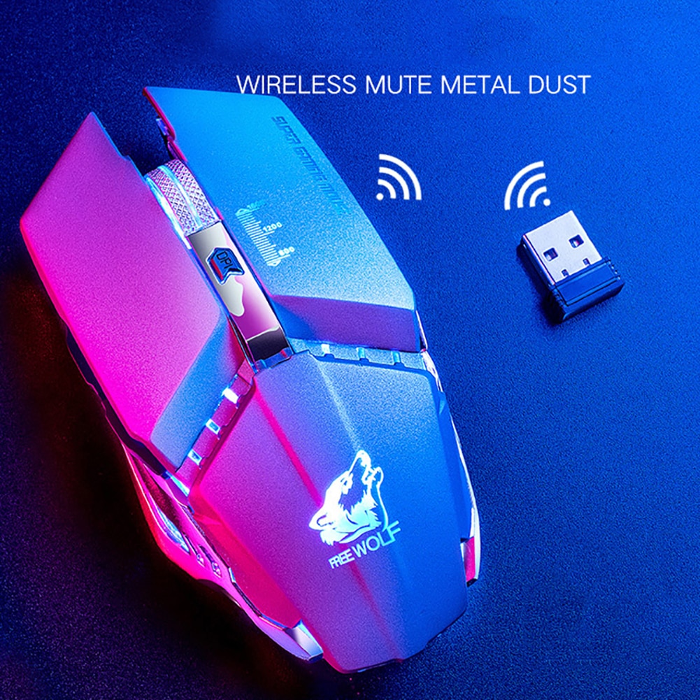 2.4G 1600DPI Wireless Optical Mouse Ergonomic Mech... – Grandado