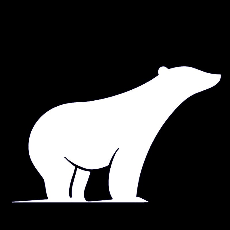 Toilet Stickers Polar bear Removable One Piece Wat... – Grandado
