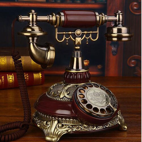 Vintage Telephone European fixed Swivel Plate Rota... – Grandado