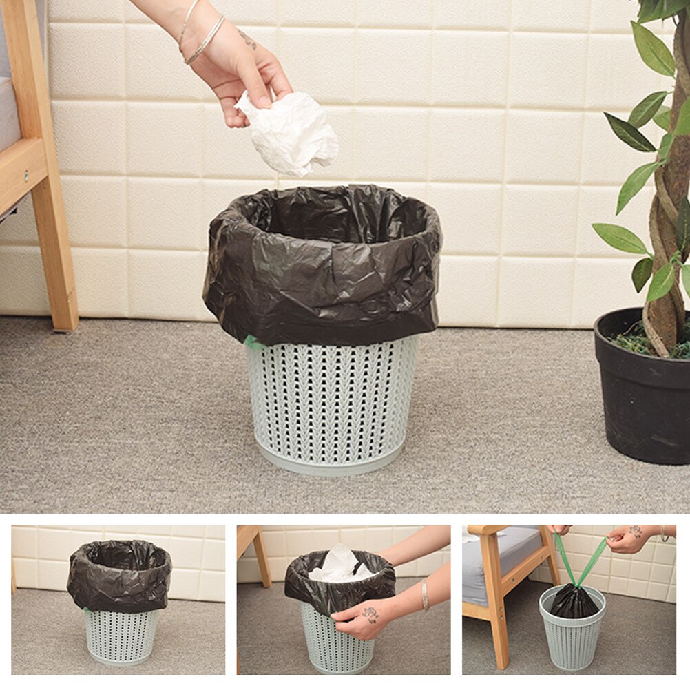 Drawstring Garbage Bag Vest Type Garbage Bags Kitc... – Grandado