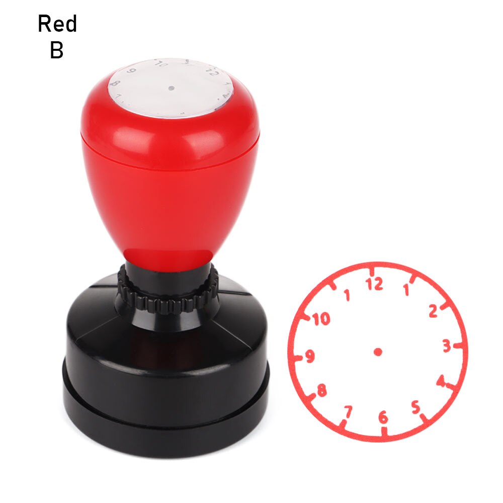 1Pc Leren Erkenning Onderwijs Seal Klok Wijzerplaa... – Vicedeal