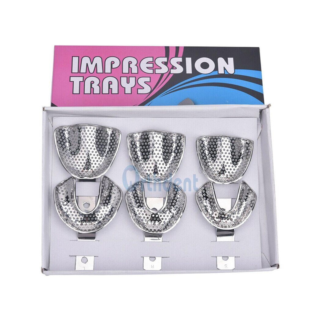 Orthdent 6 Pcs / Set Dental Autoclavable Metal Imp... – Grandado