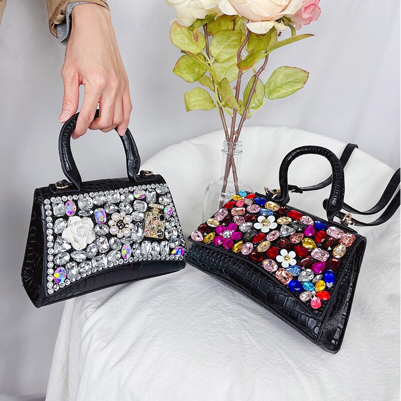 Luxury Colorful Diamonds Purses and Handbags for W... – Grandado