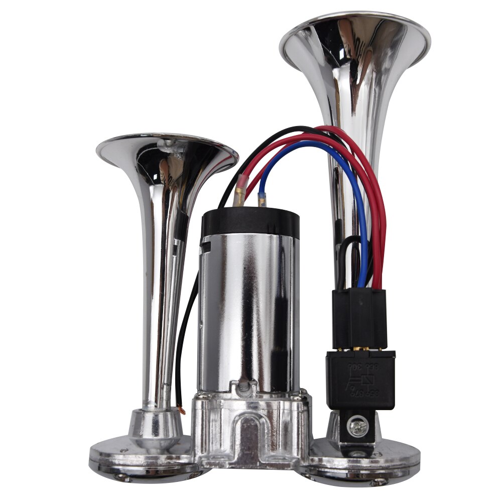12V Car Air Horn Super Loud Dual Trumpet with Wire... – Vicedeal