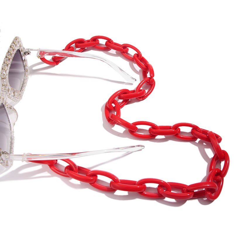 Flatfoosie Summer Style Glasses Chain Women Acryli... – Grandado
