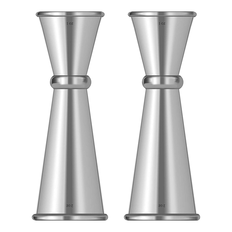 2Pcs Double Cocktail Jigger , Jigger Set Edelstahl... – Vicedeal