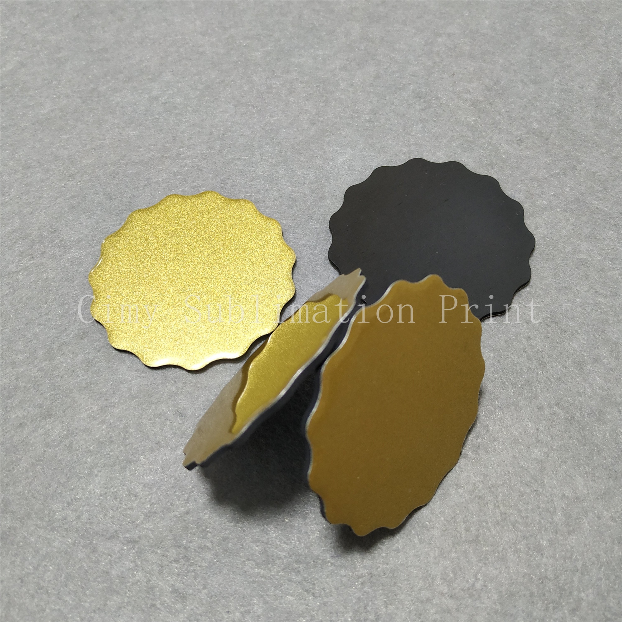 15pcs/lot Blank Sublimation 6*6cm Metal plates DIY... – Grandado