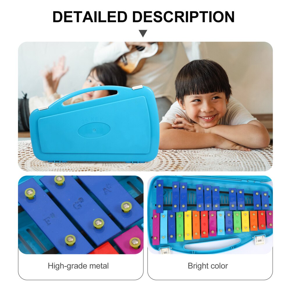 1pc Metallophone Percussion With 25-Note Plate for... – Vicedeal
