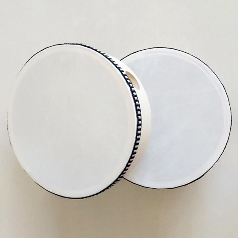 2 Pieces Hand Drum 6 Inches and 8 Inches Wood Fram... – Grandado