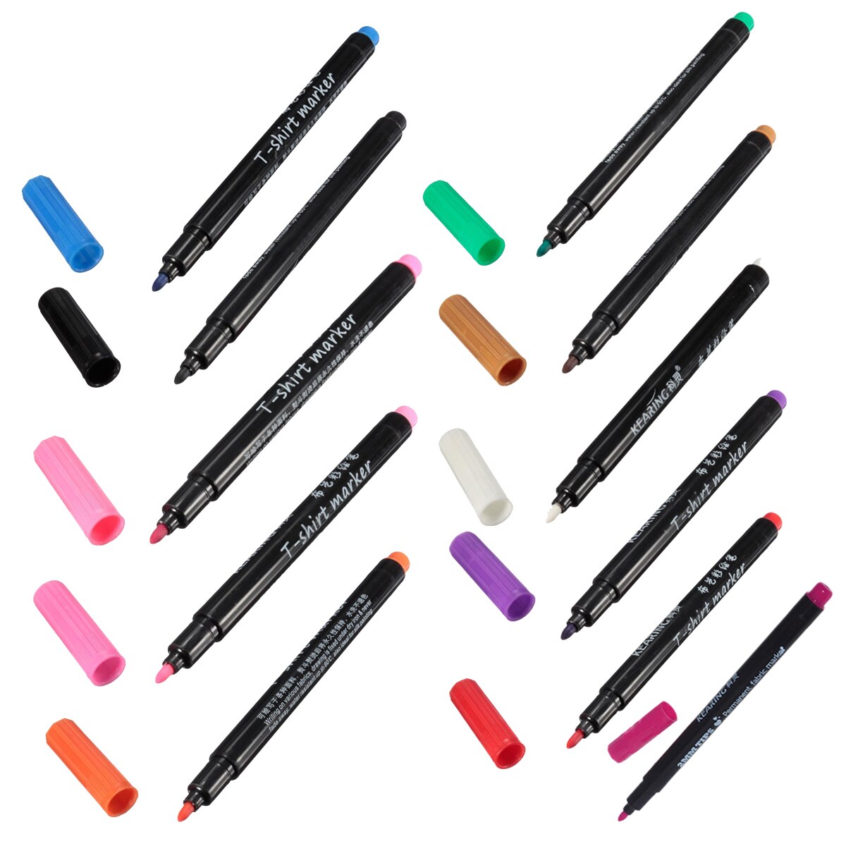 1 x Fabric Marker Pens Permanent Colors For DIY Te... – Grandado