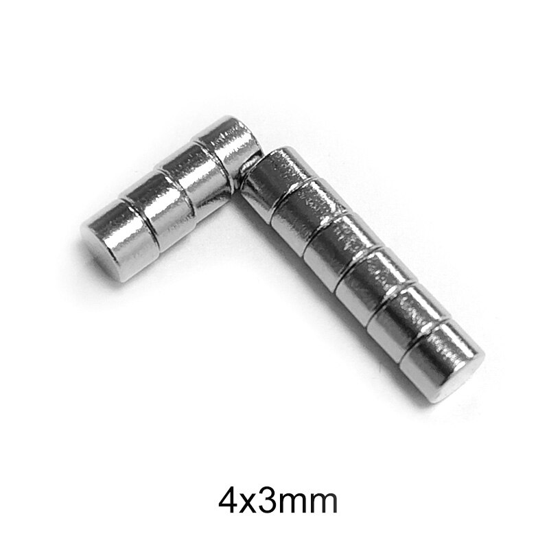 50 ~ 1500 st 4 x 3 mm elektromagnetik små runda ma... – Grandado