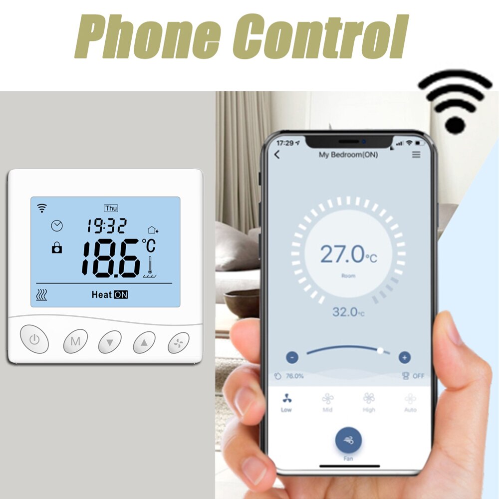 Beok – Thermostat WiFI 220V pour le chauffage de l... – Grandado
