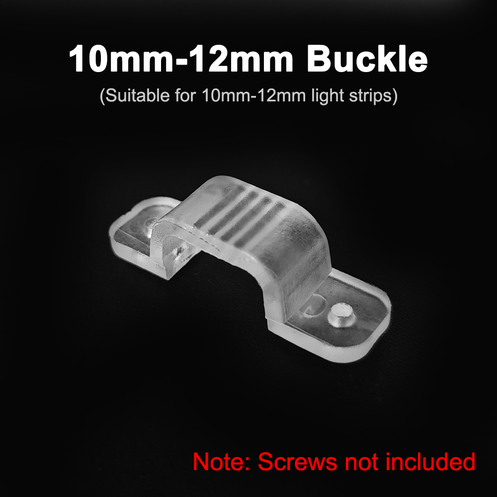 10mm-16mm LED Strip Plastic Buckle Fixing Clips Fl... – Grandado