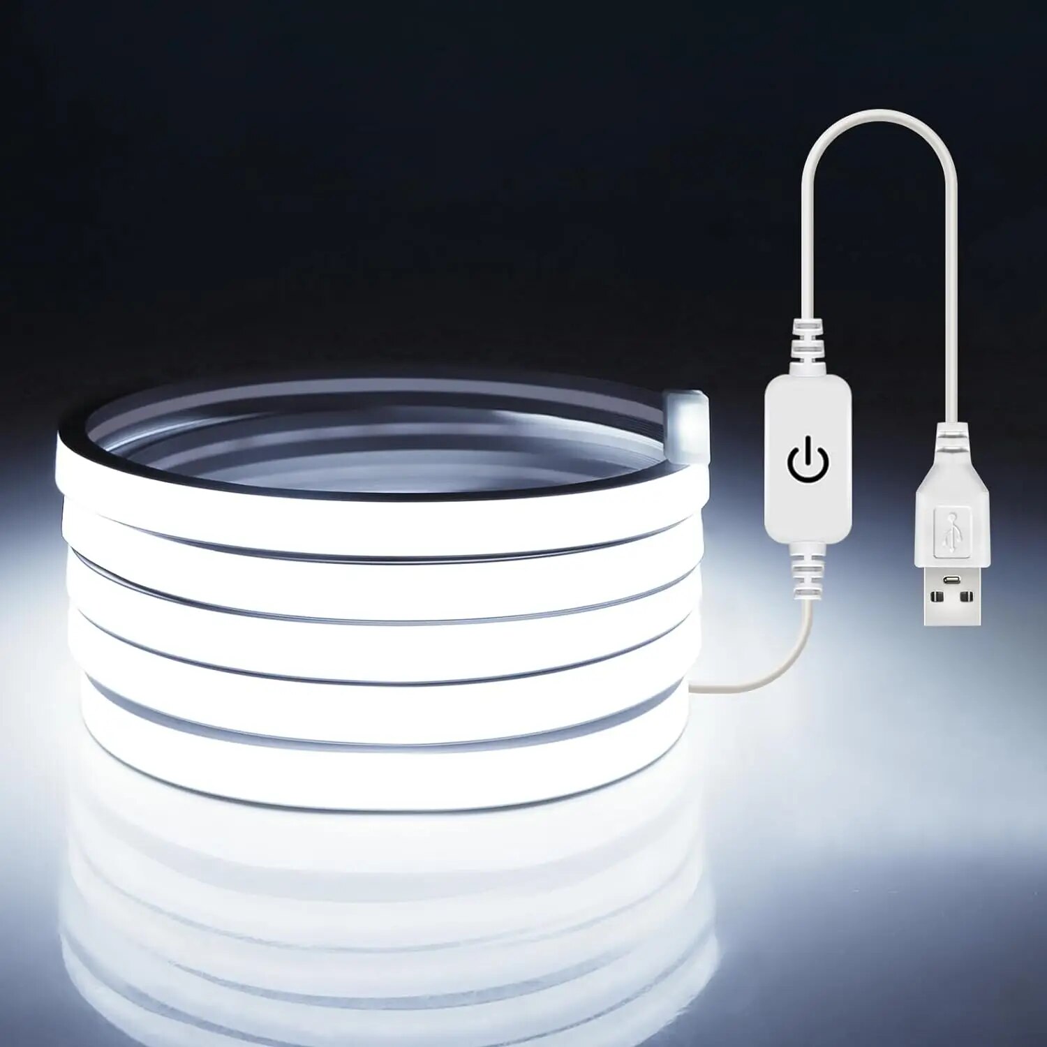 1m/2m/3m LED Lights Strip Waterproof 5V USB COB LE... – Grandado