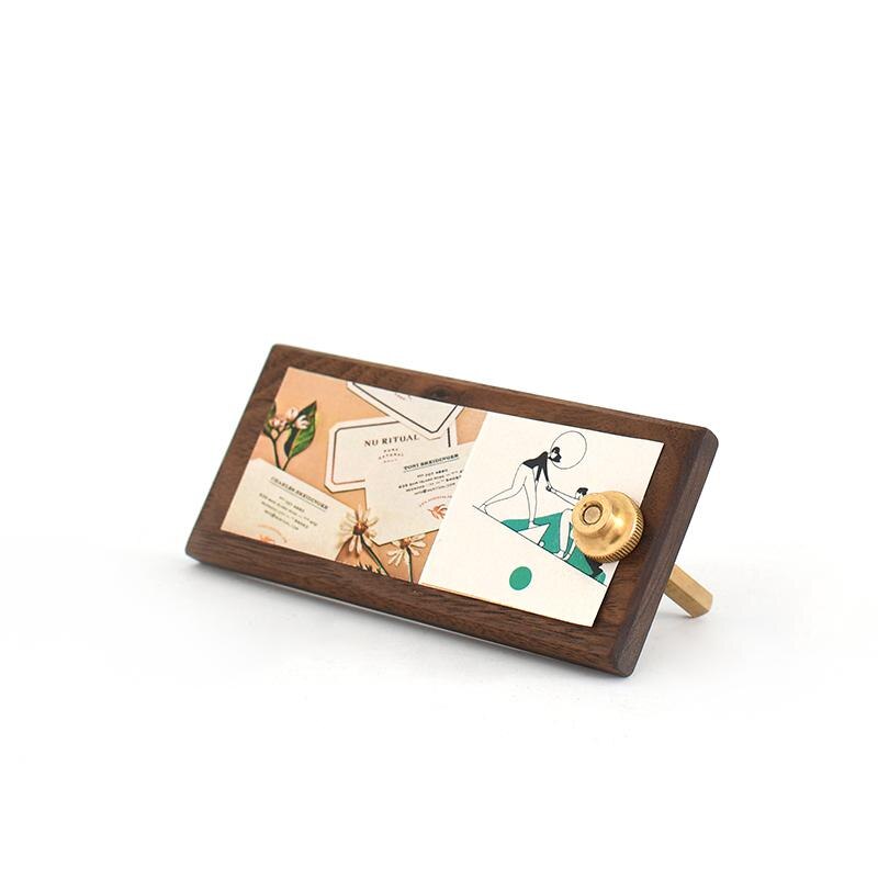 Brass Solid Wood Price Tag Display Table Postercar... – Vicedeal