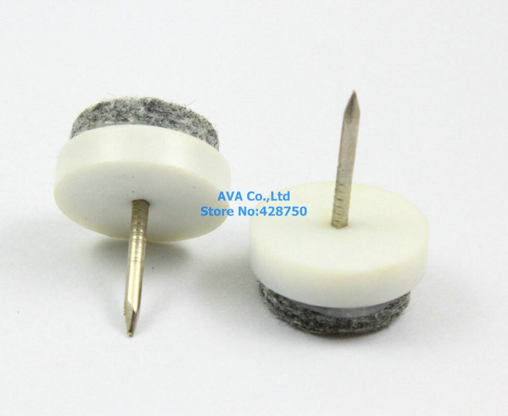 40 Stuks 18mm Witte Stoel Vilt Glide Nail Zachte B... – Vicedeal