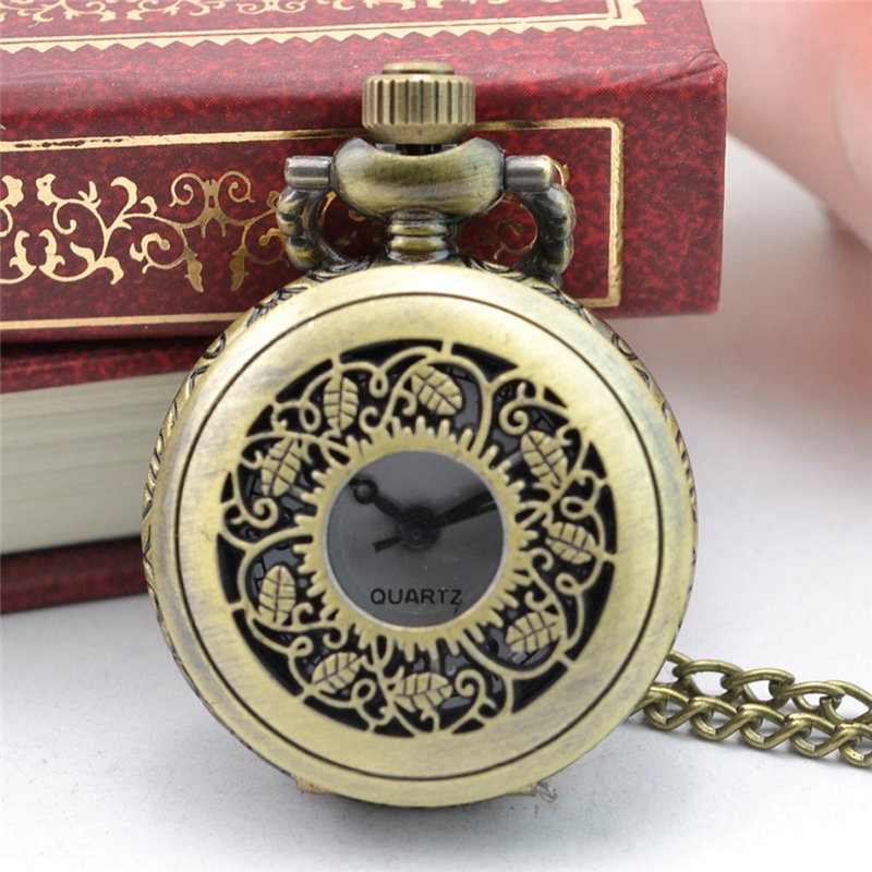 Stijl Horloge Retro Bronzen Pocket Watches Met Ket... – Grandado
